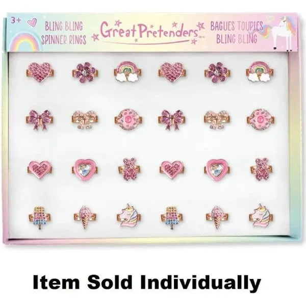 Bling Bling Spinner Rings – Bella Gifts from the Heart